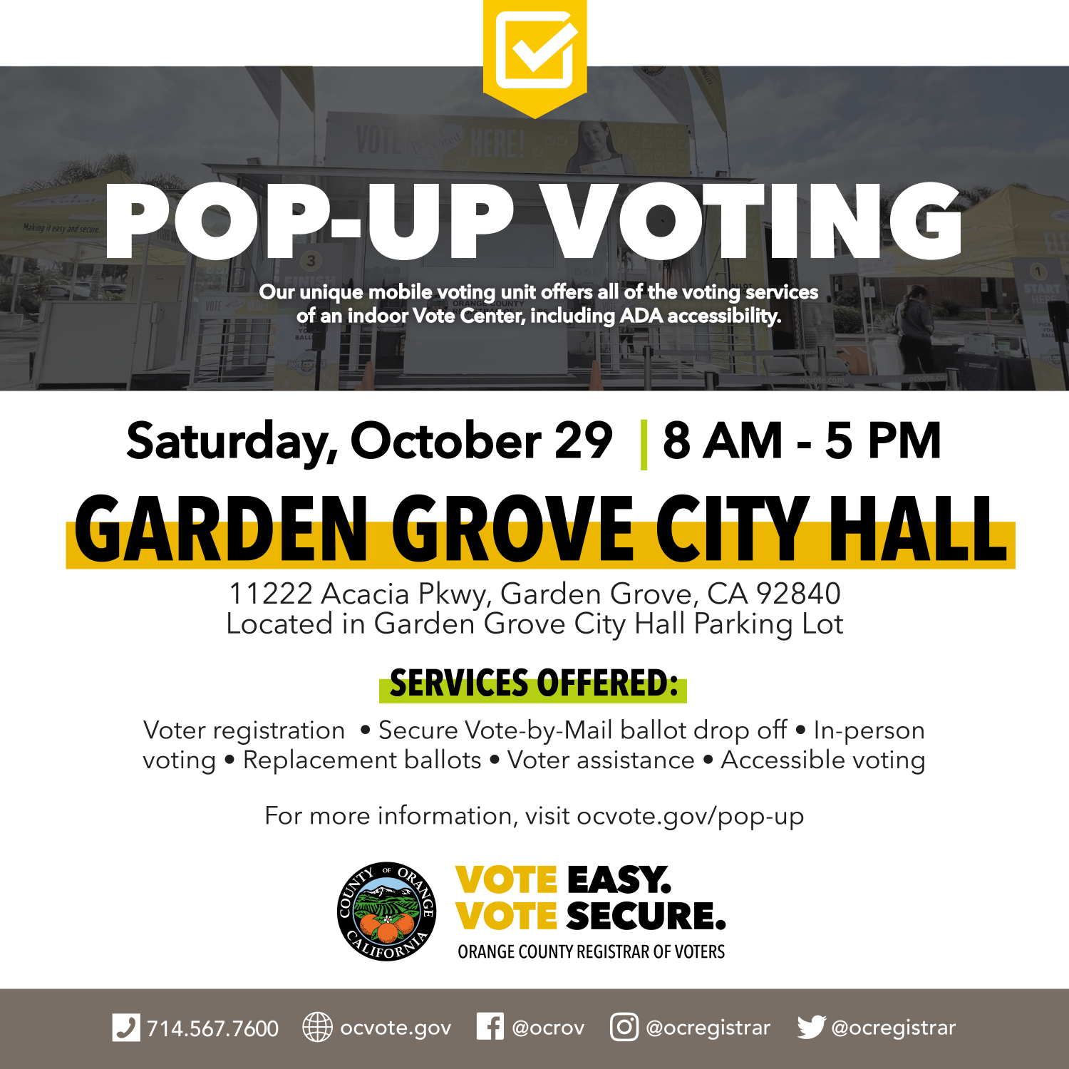 Pop-Up Voting | City of Garden Grove Pop-Up Voting | City of Garden Grove